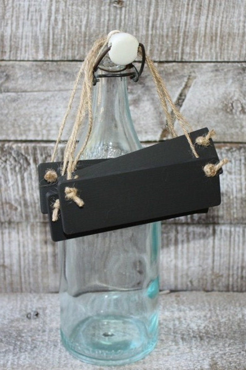 Long Chalkboard Tag Hanging Chalkboard Basket Tag Sign | Etsy