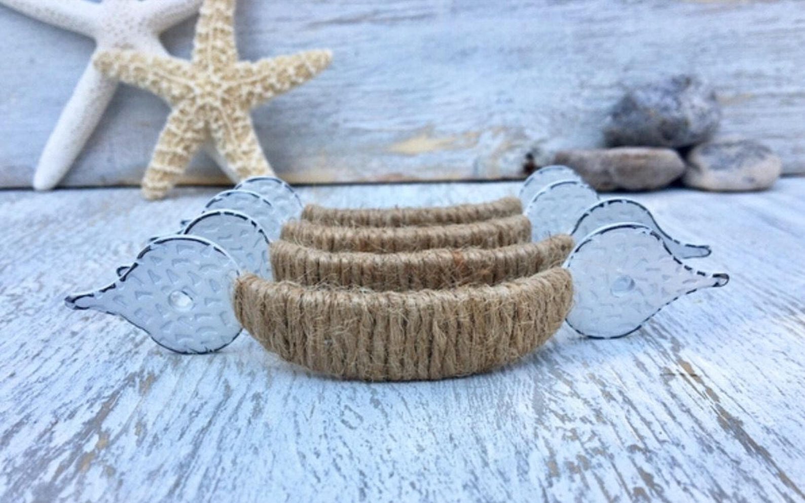 Nautical Rope Handles Coastal Decor Beach Decor Jute Drawer | Etsy