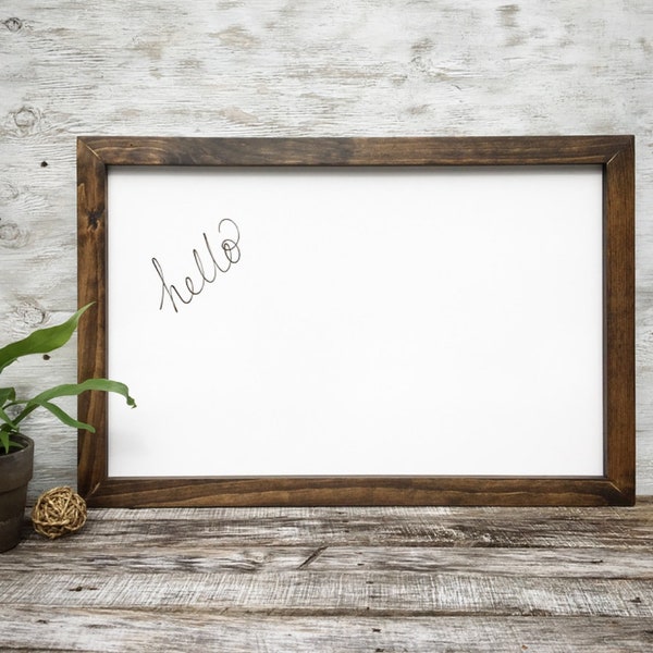 Framed Whiteboard - Etsy