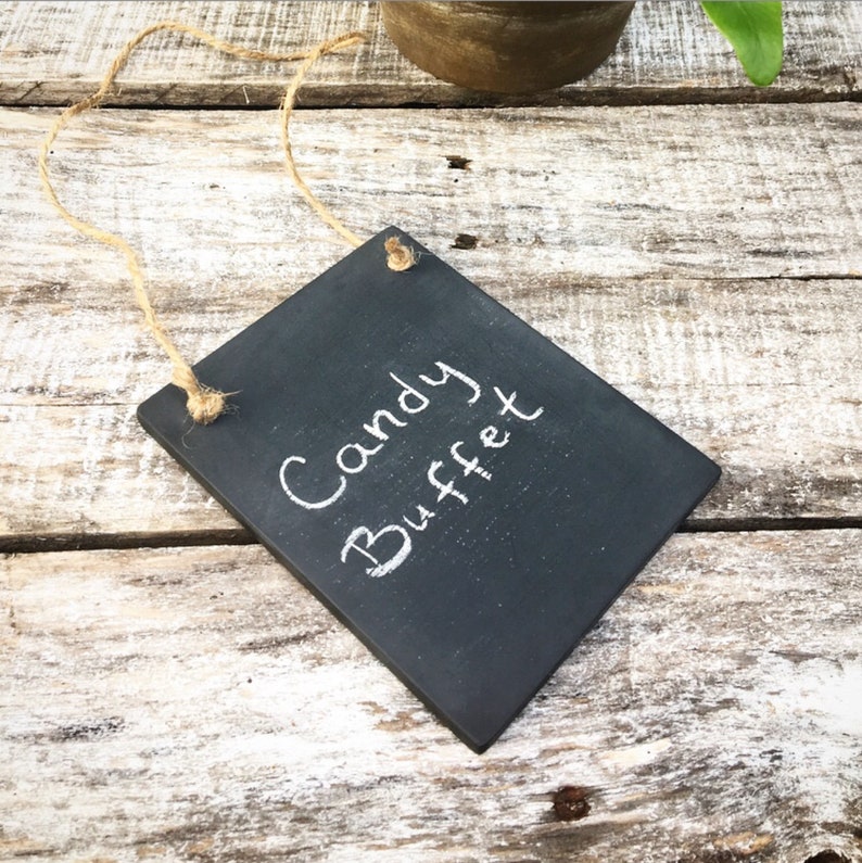 Chalkboard Tags Chalkboard Labels With Twine Modern - Etsy