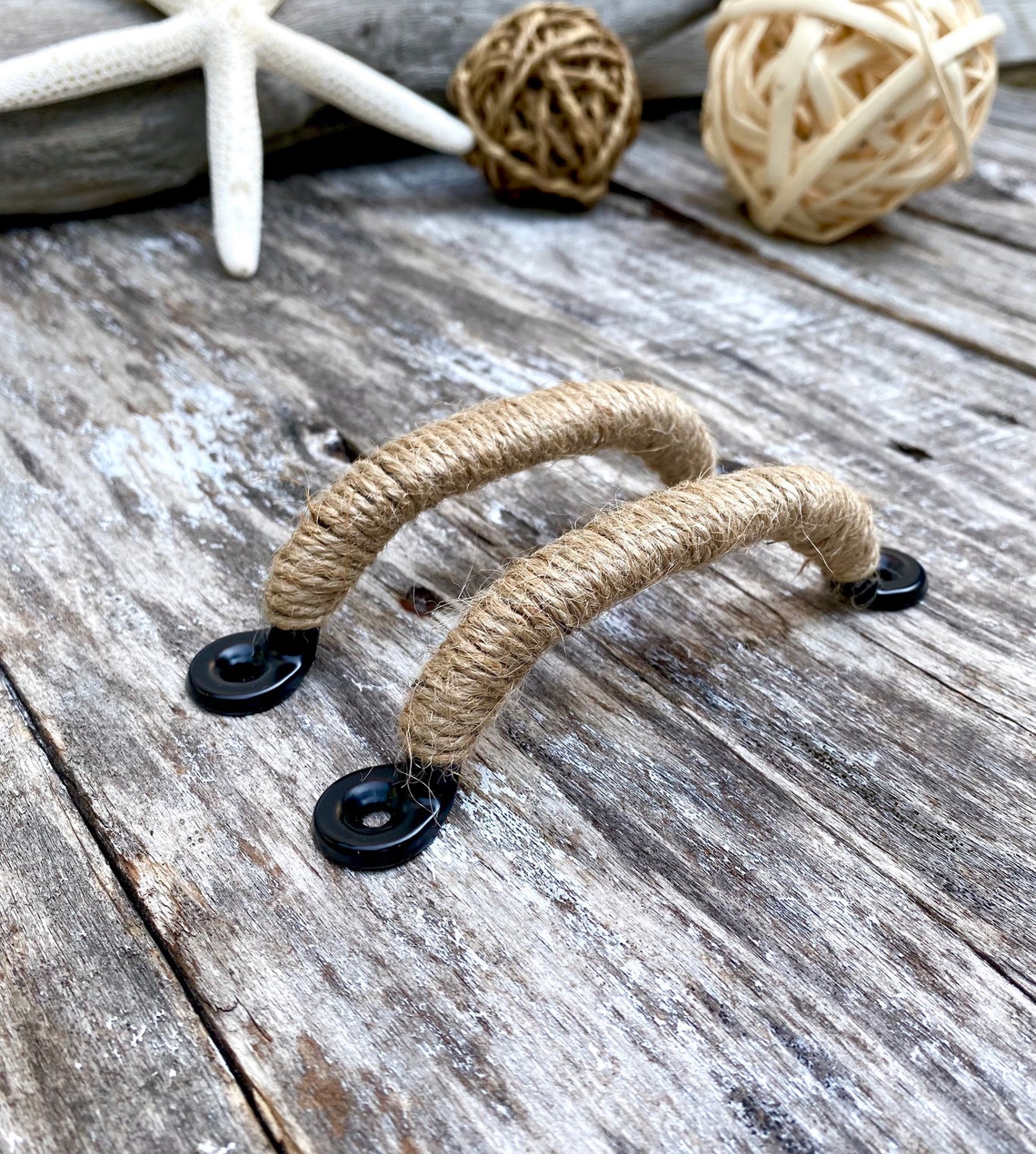 Coastal Farmhouse Rope Wrapped Pulls Door Handles Light Duty - Etsy
