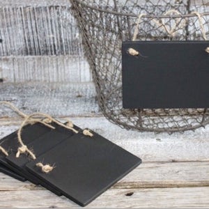 Chalkboard Basket Tags Blackboard Chalk Labels Farmhouse Kitchen Decor ...