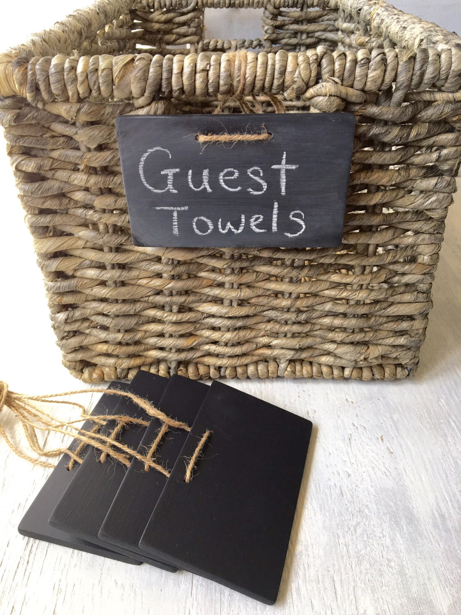 Chalkboard Basket Tags Blackboard Tags Chalkboard Labels - Etsy