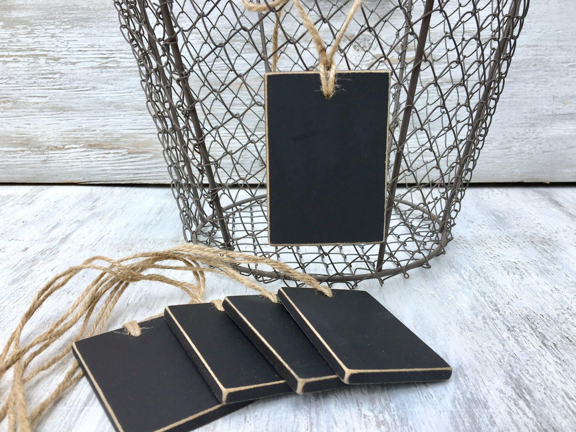 Chalkboard Tags Chalkboard Labels Rustic Chalkboard Distressed | Etsy