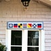 Nautical Decor Nautical Flag Welcome Sign Coastal Decor - Etsy