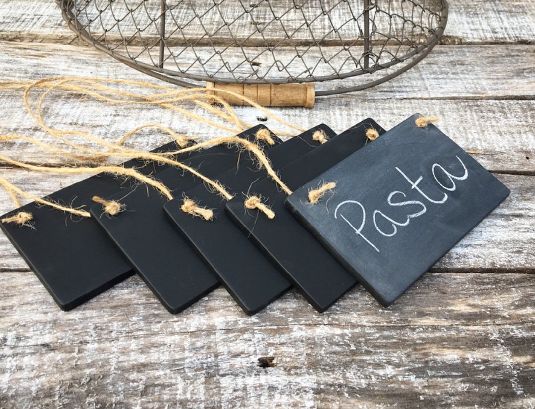 Chalkboard Labels Chalkboard Sign Chalkboard Basket Tags Kitchen Decor ...