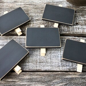 Mini Chalkboard Sign Chalkboard Clothespins Basket Labels Chalk Board ...