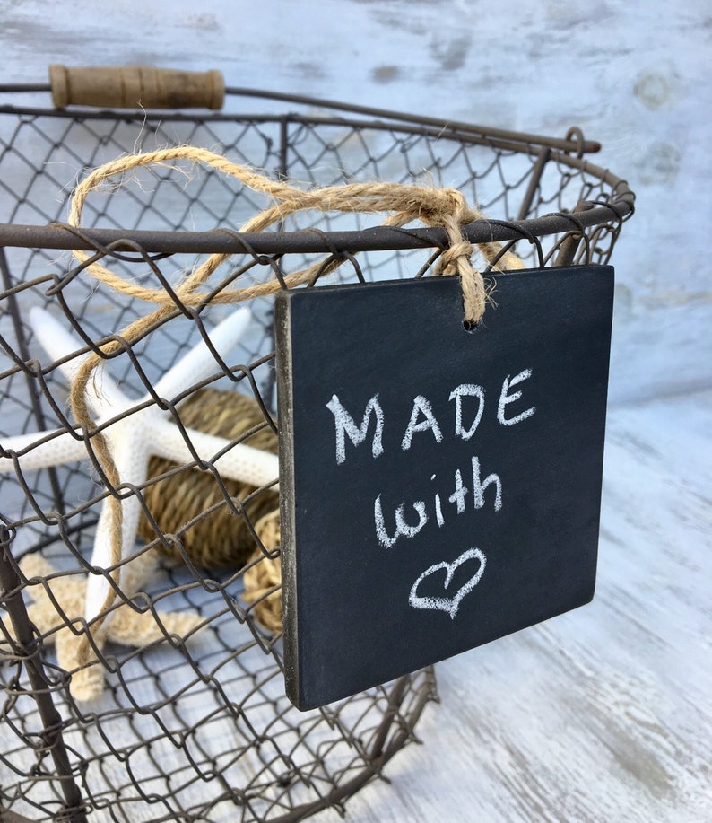 Small Chalkboard Tags Modern Farmhouse Rustic Wood Tags - Etsy