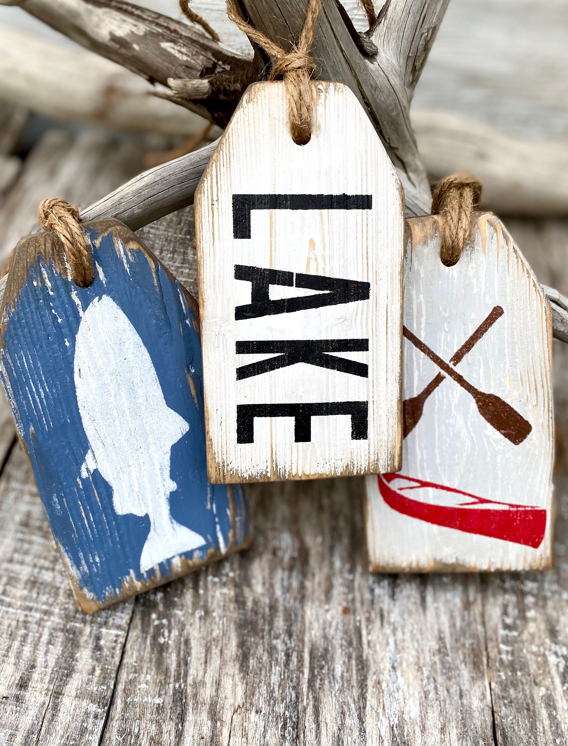 Rustic Lake Wood Sign Distressed Cabin Decor Lake House Wood | Etsy