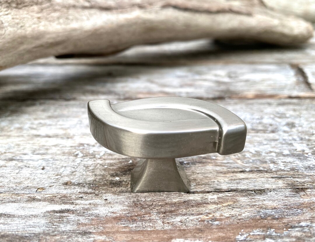 Nautical Knob, Brushed Metal Knob, Cabinet Furniture, Desk, Dresser ...