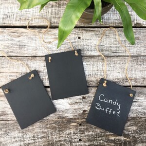 Chalkboard Tags, Chalkboard Labels With Twine, Modern Farmhouse, Rustic ...