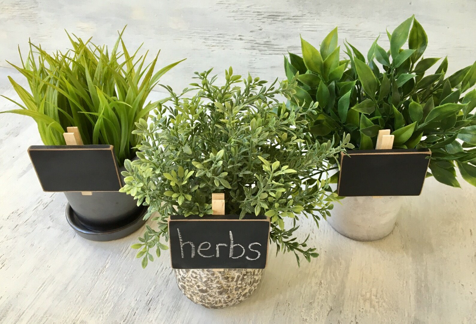 Mini Chalkboard Sign Chalkboard Clothespins Basket Labels Chalk Board ...