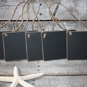 Chalkboard Basket Tags Rustic Decor Blackboard Chalk Labels Horizontal ...