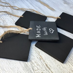 Small Chalkboard Tags Modern Farmhouse Rustic Wood Tags Chalkboard ...