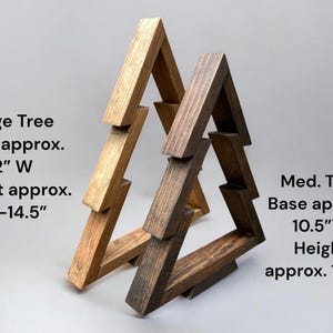 Rustic Wooden Tree, Reclaimed Wood Christmas Tree, Holiday Tree Decor ...