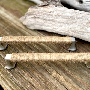 Beach House Decorative Rope Drawer Pulls, Dresser Handles, Cabinet ...