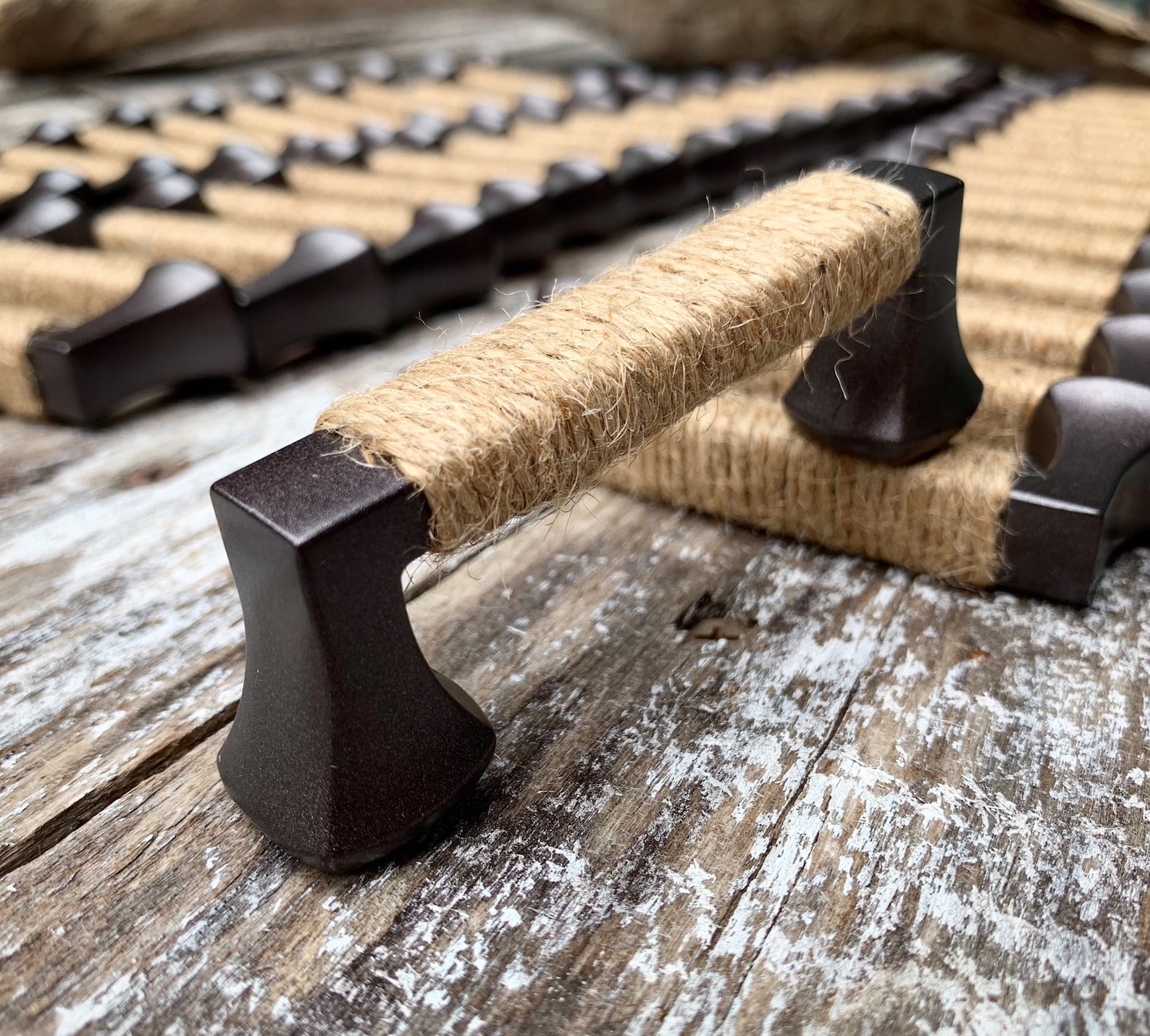 Rope Handles Drawer Pulls Nautical Decor Coastal Decor Shabby Chic ...