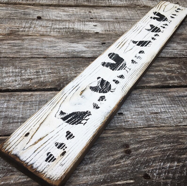 Rustic Wood Chicken Sign Modern Farmhouse Rooster Wood Sign | Etsy