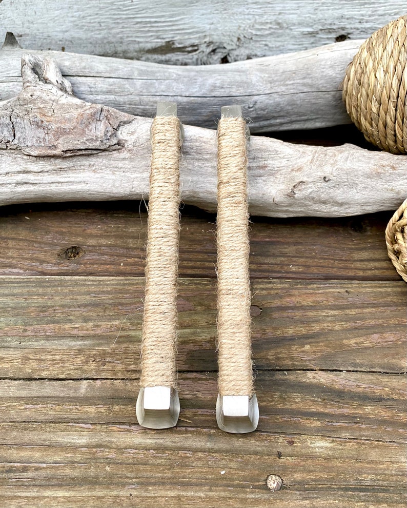 Beach House Decorative Rope Drawer Pulls, Dresser Handles, Cabinet ...