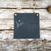Rustic Chalkboard Blackboard Sign Hanging Chalkboard Message Board ...