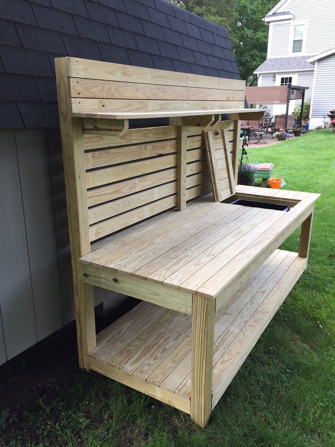 Gardening Table Plans // Digital Download Instruction Manual - Etsy