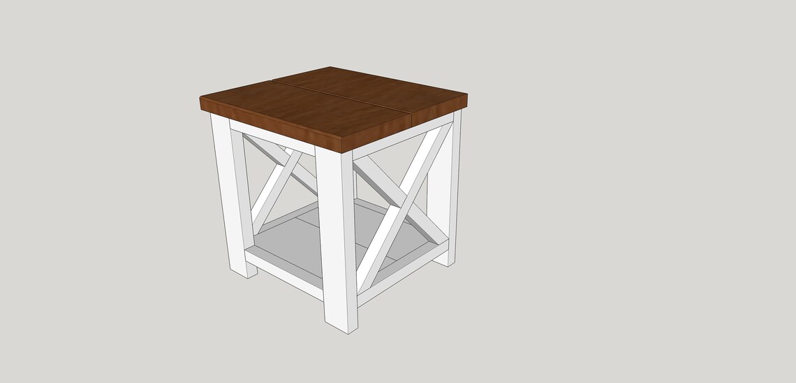 End Table Plans // Digital Download Instruction Manual // DIY ...