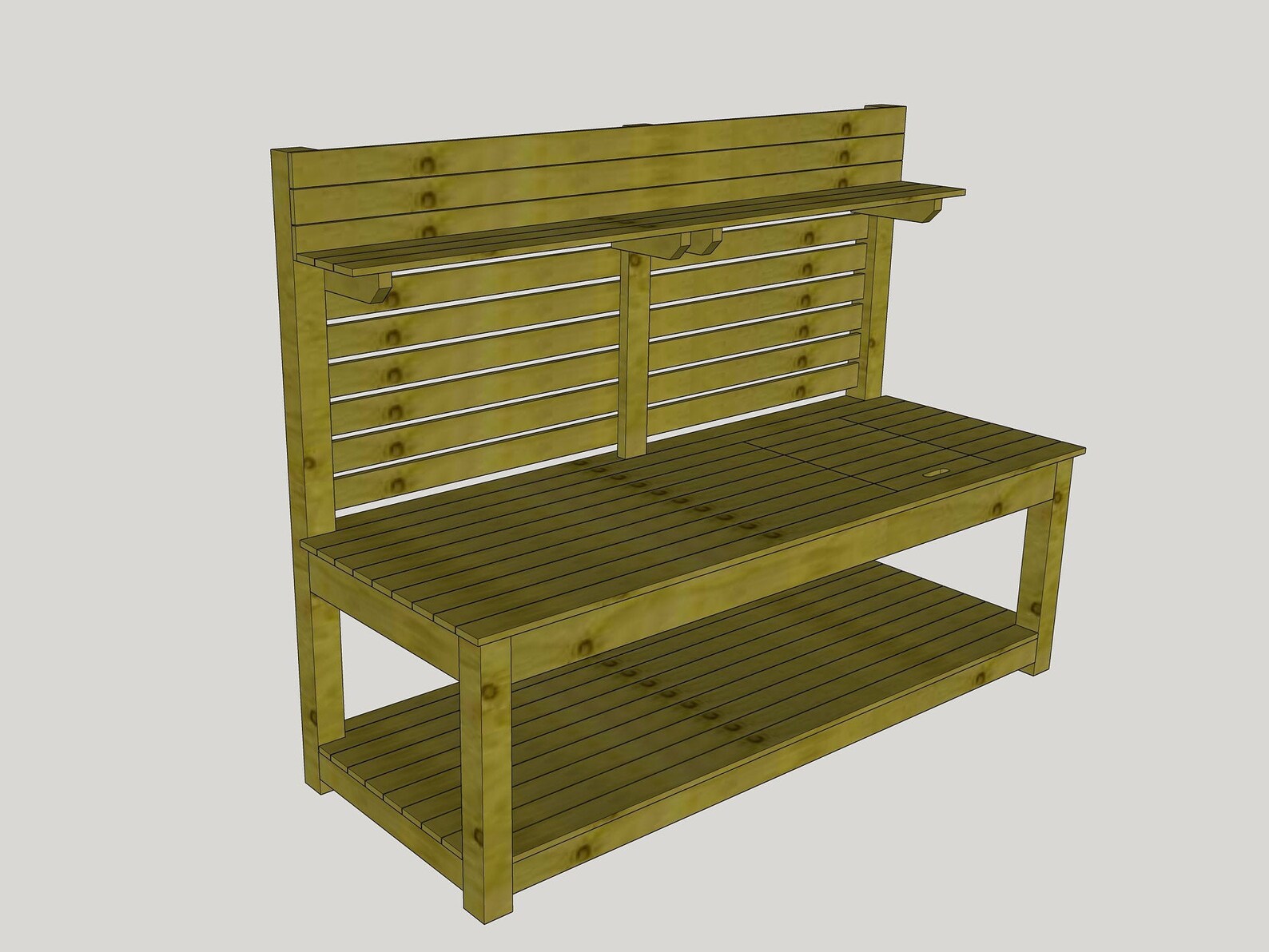 Gardening Table Plans // Digital Download Instruction Manual - Etsy