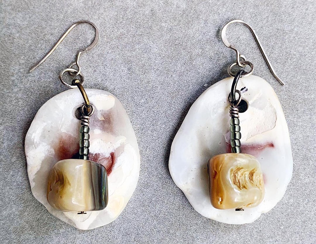 Hand Found North Carolina Sea Shells Are Pearly White Swirled With ...