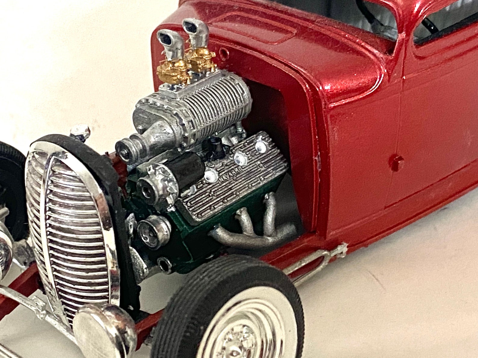 3D Printed Supercharged Ford Flathead Engine for Scale Model - Etsy