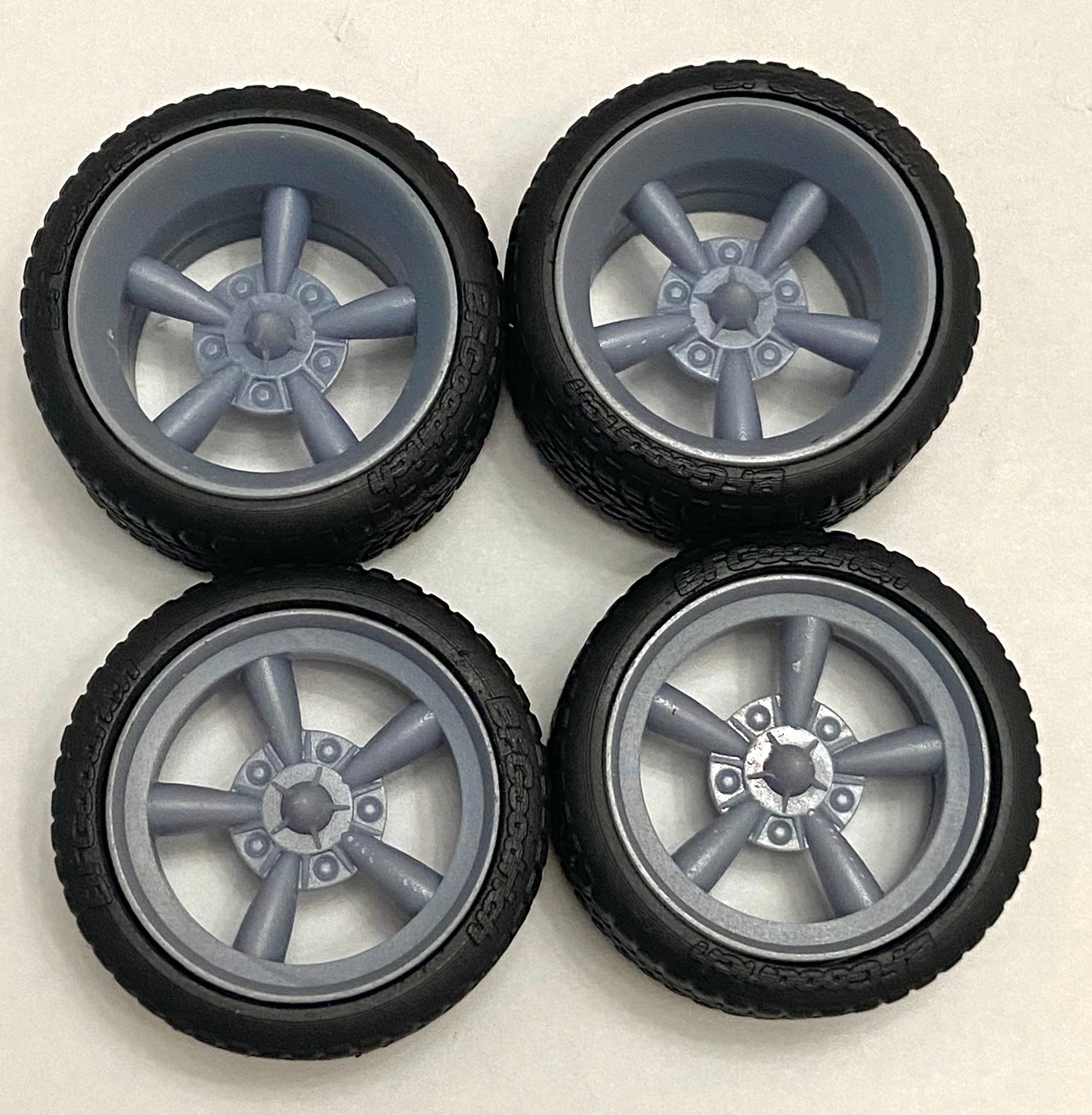 Staggered offset or Kustom wide rears. Hot Rod 3D printed 21 scale-inch ...