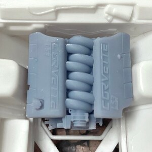 Resin 1/24 Corvette LS3 Engine for Scale Model Cars,1/25, 3D Printed - Etsy