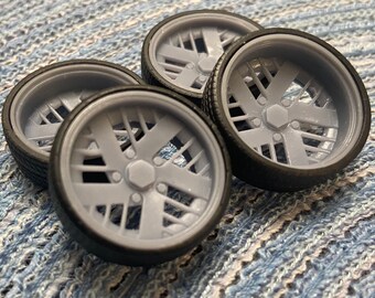 Staggered offset or Kustom wide rears. Hot Rod 3D printed 21 scale-inch ...