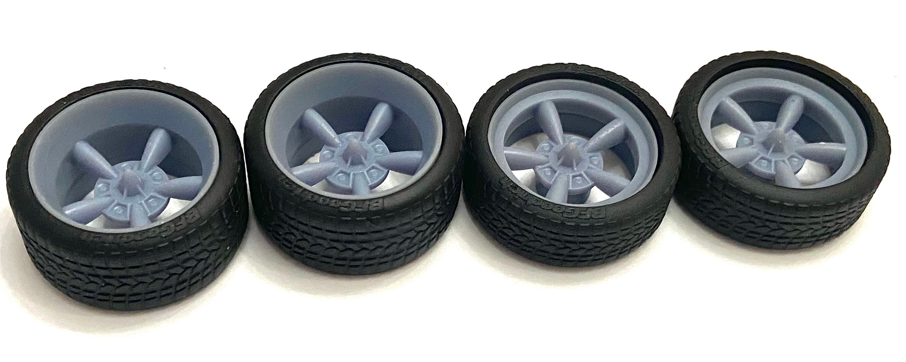 Staggered offset or Kustom wide rears. Hot Rod 3D printed 21 scale-inch ...