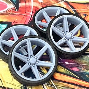 1/24 Resin: 26 Scale-inch 6 Spoke IROC Model Car Wheels/tires - Etsy