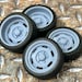 3D Printed 1/24 Scale, 26-inch Strada Retro 6 Model Car Wheels and ...