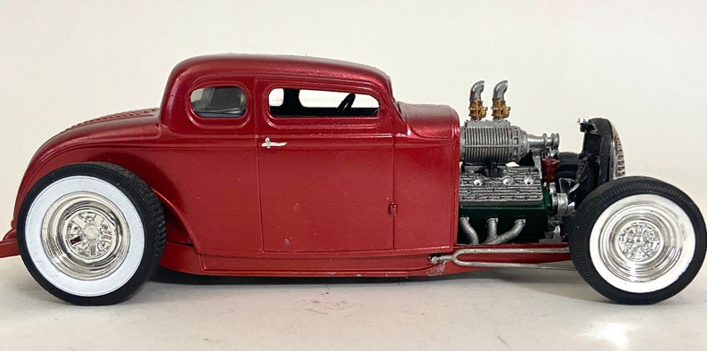 3D Printed Supercharged Ford Flathead Engine for Scale Model Cars, 1/24 ...