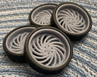 3D Printed 1/24 Scale 26-inch Strada Retro 6 Model Car Wheels | Etsy
