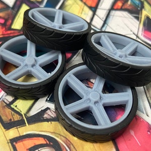 1/24 Resin: 26 Scale-inch “IROC” Style Model Car Wheels/tires, 3D Print ...