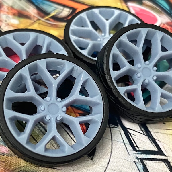 1/25 Scale Model Car Wheels and Tires - Etsy
