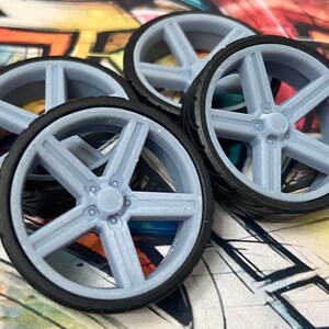 1/24 Resin: 26 Scale-inch “IROC” Style Model Car Wheels/tires, 3D Print ...