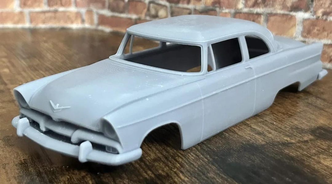 1/24 Scale: Stock “1955 Plymouth” Model Car Body. 3D Printed; Resin. - Etsy