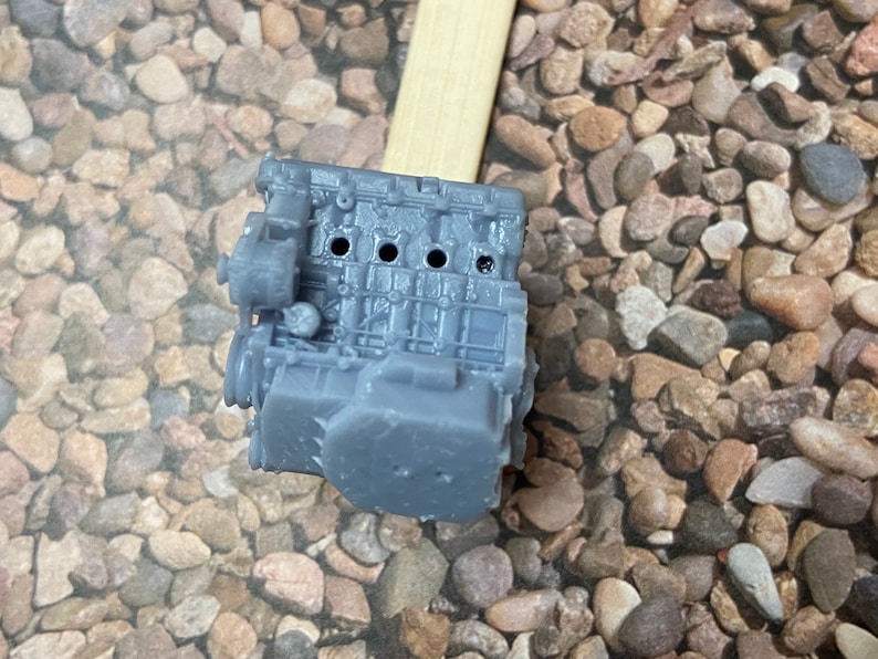 Resin Mustang GT500 Predator Engine, 760 HP, for Scale Model Cars, 1/24 ...
