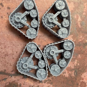 3D Printed Tank Track Wheels for Model Car, Jeep,midsize Truck, 1/24 ...