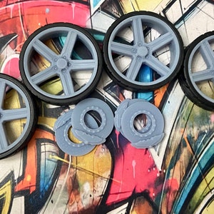 1/24 Resin: 26 Scale-inch “IROC” Style Model Car Wheels/tires, 3D Print ...