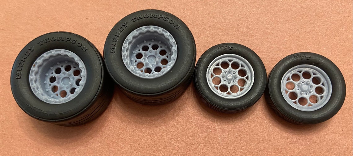 3D Printed Resin 17/15 Scale Inch Weld Magnum Drag Wheels With - Etsy