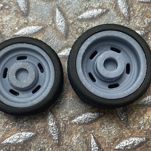 Resin 1/24: 21/20 Scale Inch “chevy Rally” Wheels With Wide Rear Tires ...
