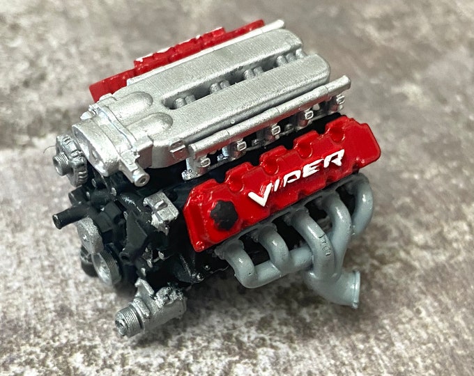 3D Printed Supercharged Ford Flathead Engine for Scale Model Cars, 1/24 ...