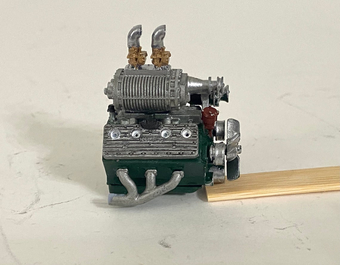 3D Printed Supercharged Ford Flathead Engine for Scale Model - Etsy