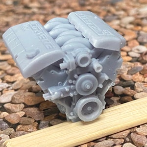 Resin 1/24 Corvette LS3 Engine for Scale Model Cars,1/25, 3D Printed - Etsy