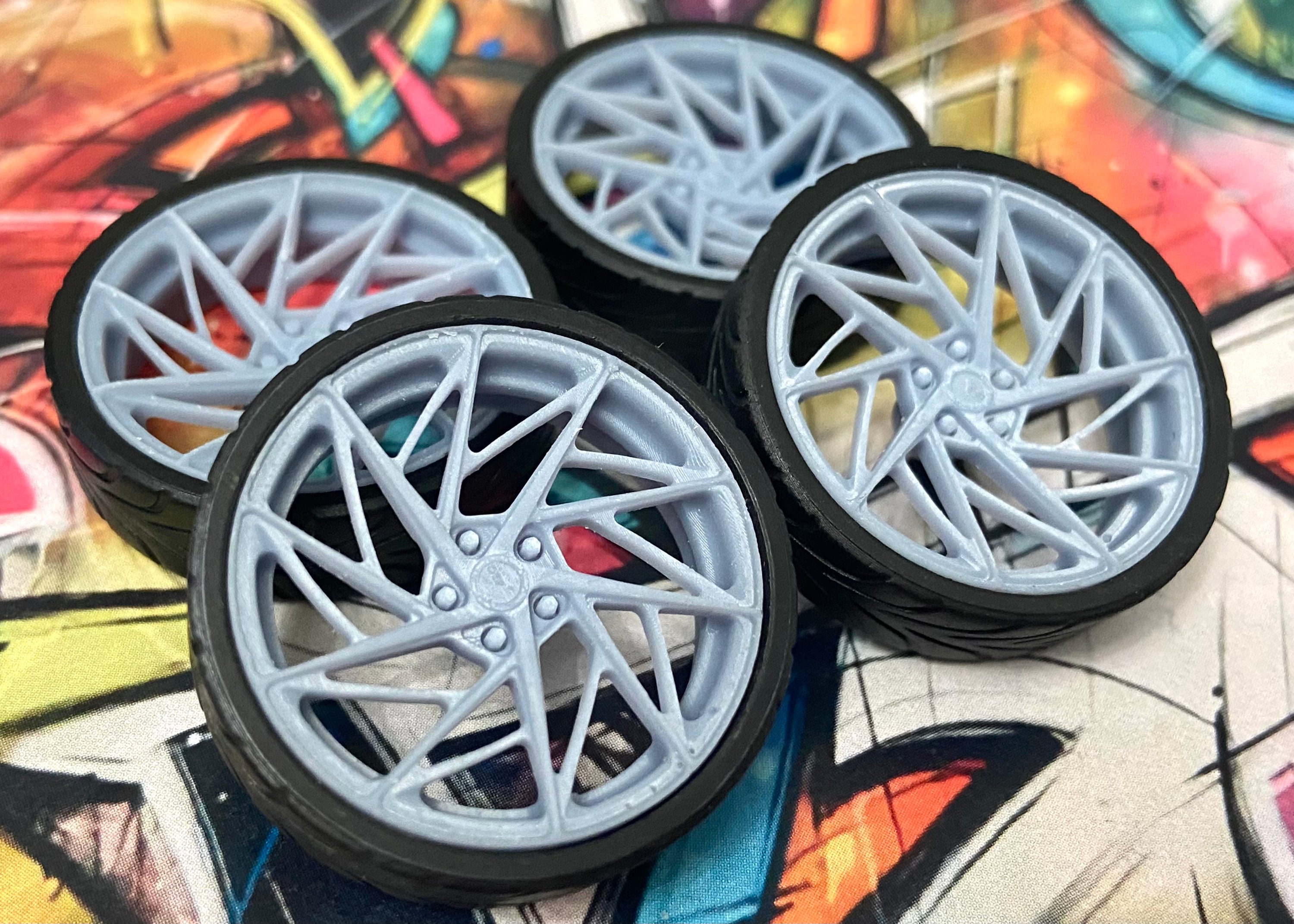 3D Printed 1/24 Scale 26-inch BC Forged EH351 Style Model 3D Printed 1/24 Scale 26-inch BC Forged EH351 Style Model